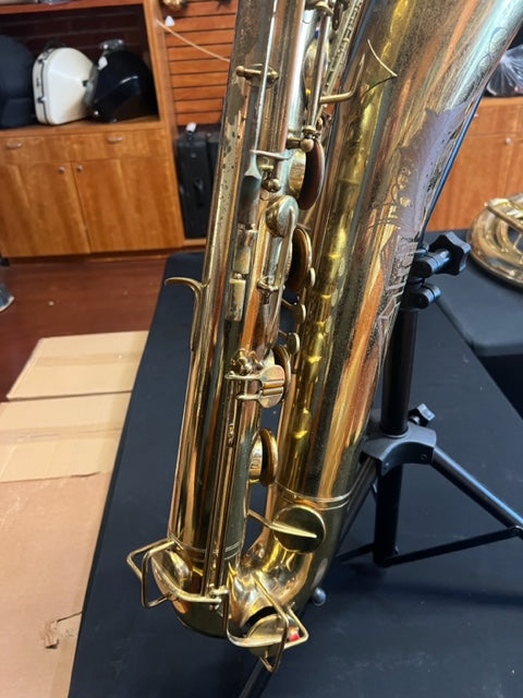 1950's Buescher "Big B" Baritone Saxophone – The Brass and Woodwind Gurus