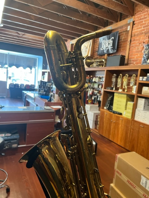 1950's Buescher "Big B" Baritone Saxophone – The Brass and Woodwind Gurus